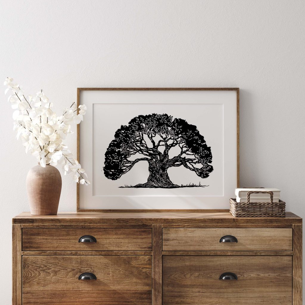 Olive Tree | Tree of Life - Sally Caston | Contemporary Printmaker