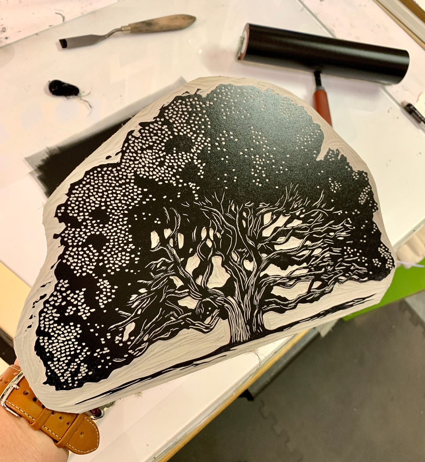 Fig Tree | Tree of Life - Sally Caston | Contemporary Printmaker